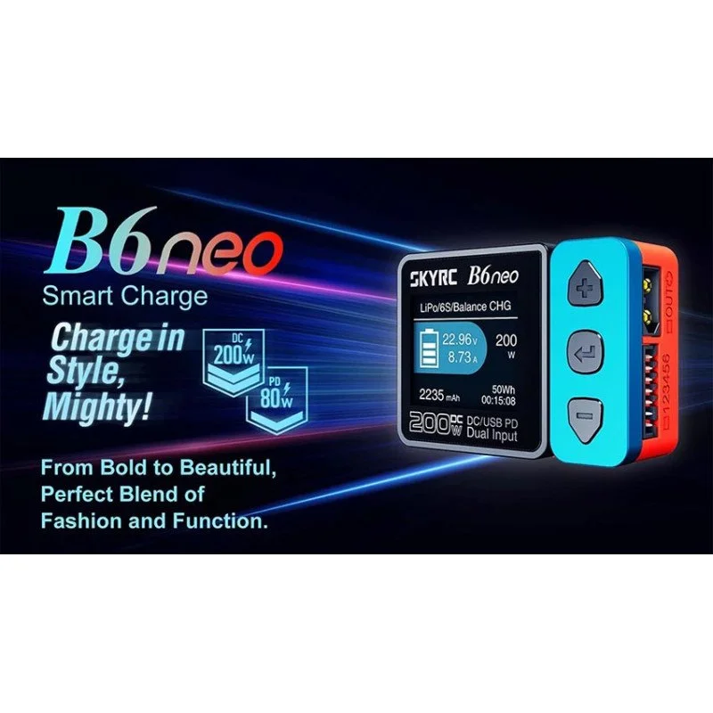 Зарядное устройство SkyRC B6 Neo SK-100198 80/200W 10A без блока ...